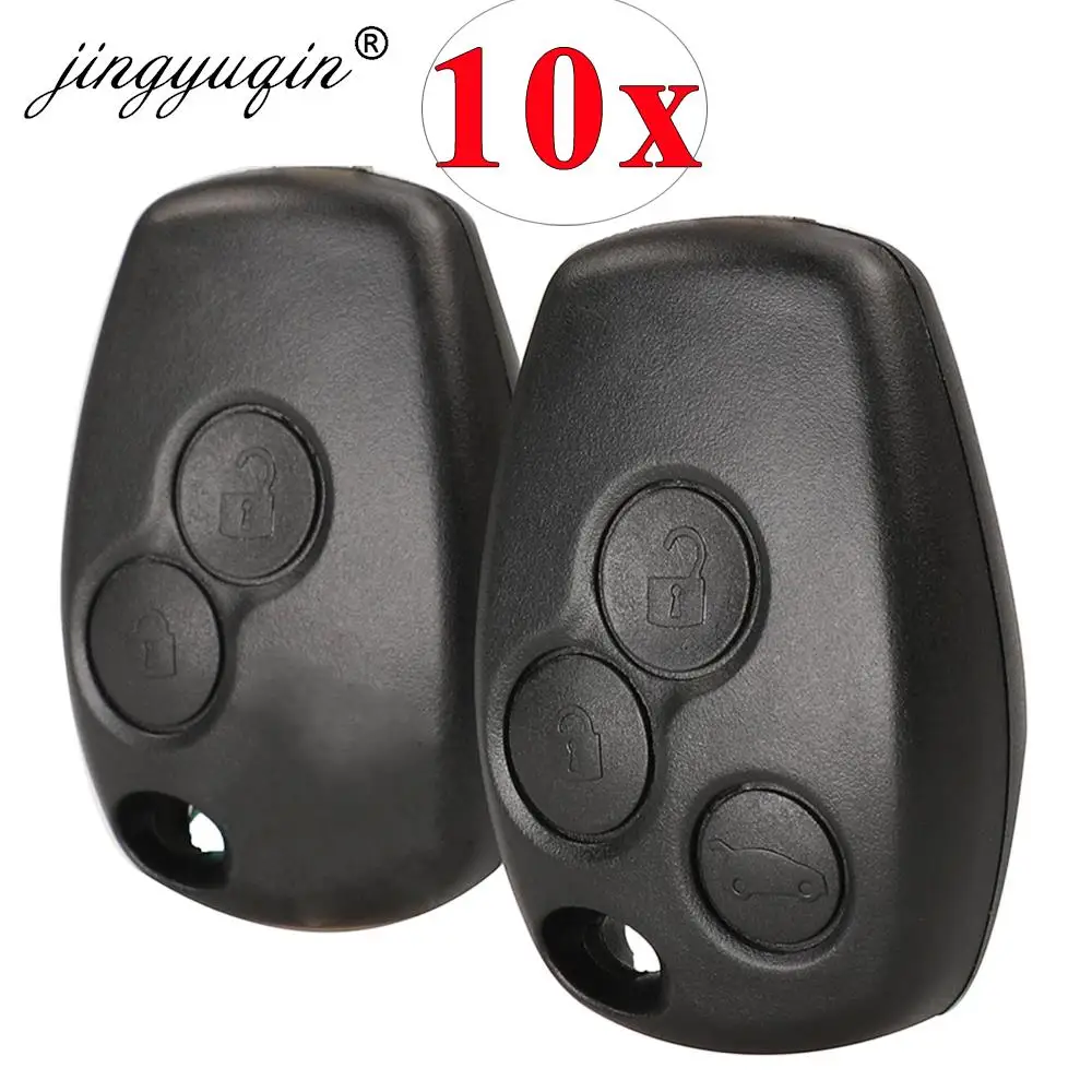 Jingyuqin 10pcs Button Remote Key Shell Case For Renault Espace Laguna ...