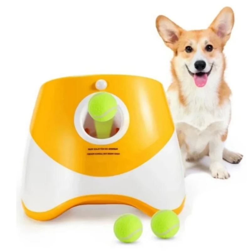 Rechargable-Dog-Tennis-Automatic-Launcher-Dogs-Chasing-Toy-Mini-Tennis ...