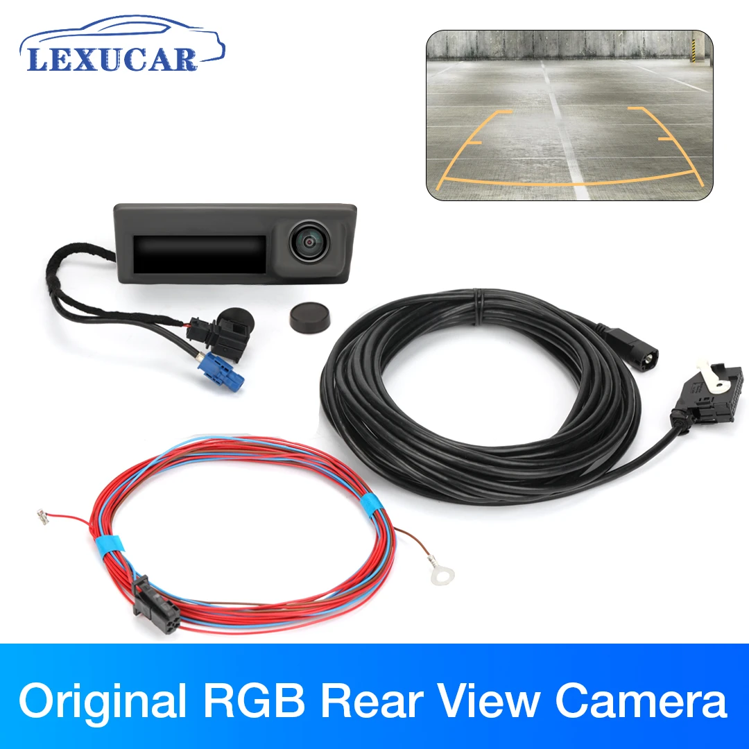Original-RGB-Rearview-Camera-with-Trunk-Switch-for-VW-RNS510-RNS315 ...
