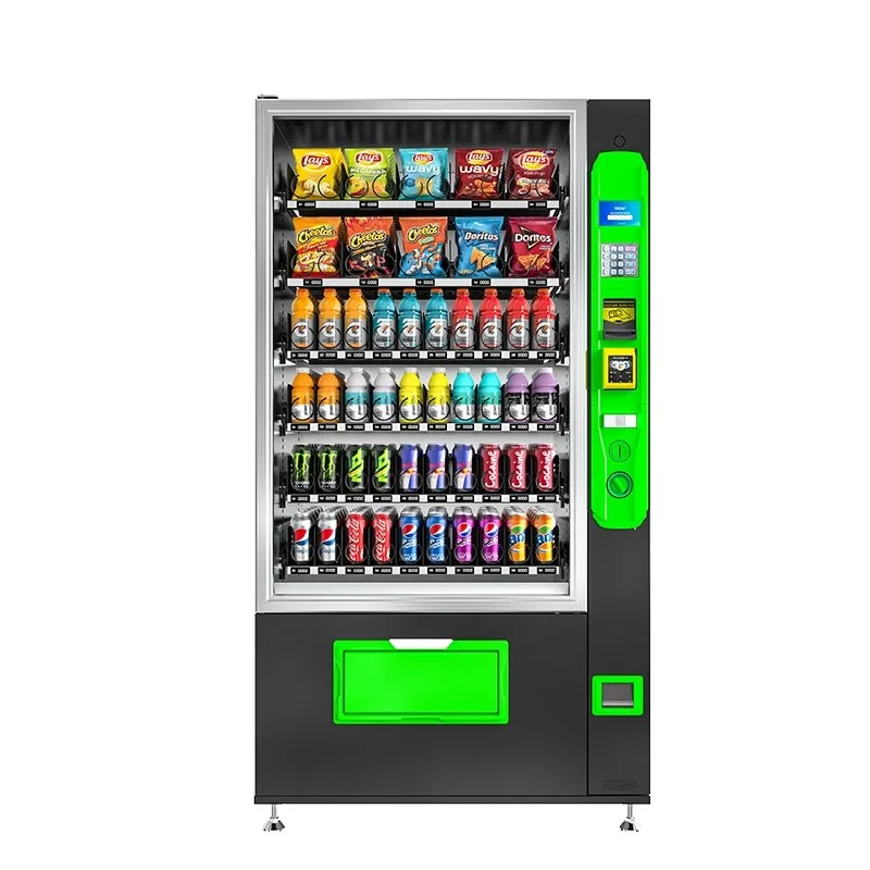 Big-Capacity-Drink-And-Snack-Vending-Machine-With-Card-Reader-New ...