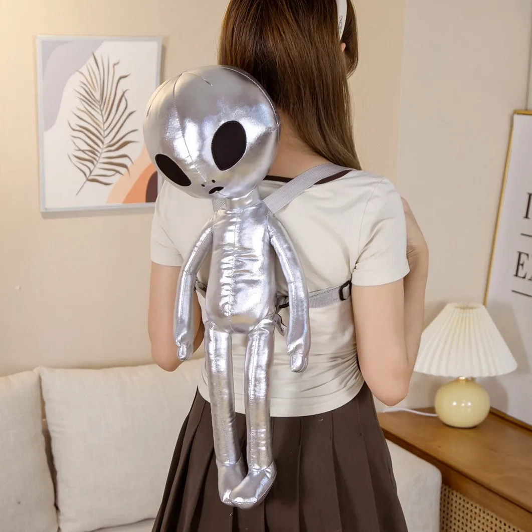 60cm Fashion Alien Backpack Pu | Backpack Extraterrestrial | Backpacks ...