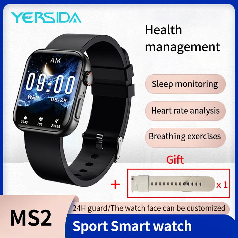 YERSIDA-MS2-Smart-Wrist-Watch-Outdoor-Sport-Waterproof-1-91Inch-Touch ...