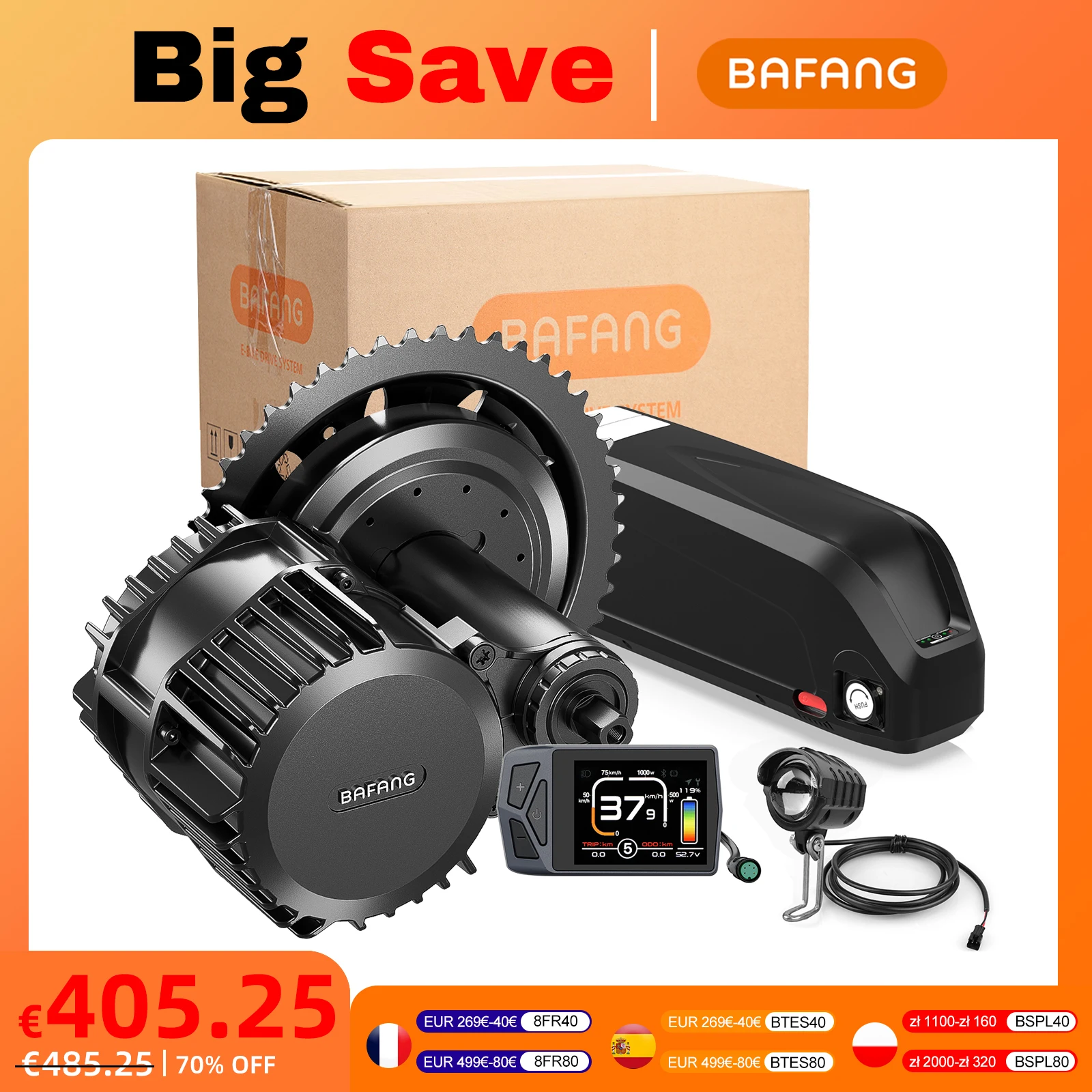 BAFANG-Mid-Drive-Motor-Kit-48V-750W-500W-52V-1000W-Mid-Mount-Electric ...