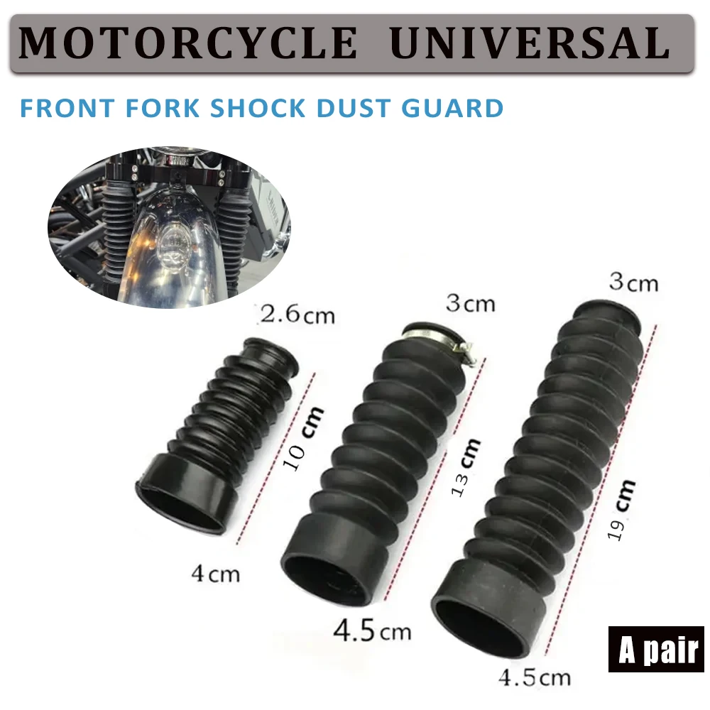 Motorcycle-Universal-Front-Fork-Cover-Boot-Shock-Absorber-Protector ...
