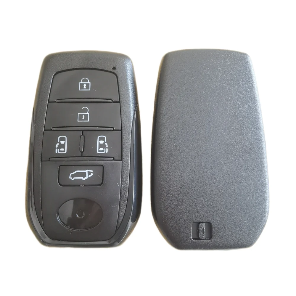 Smart Card Car Key Shell 5 Buttons Fit For Toyota Alphard for VVDI XM38 ...