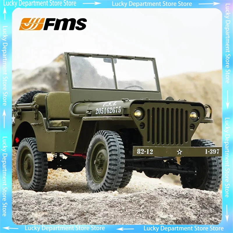 Fms-1-6-Simulation-Jeep-Willis-Super-Large-Rc-Remote-Control-Off-road ...