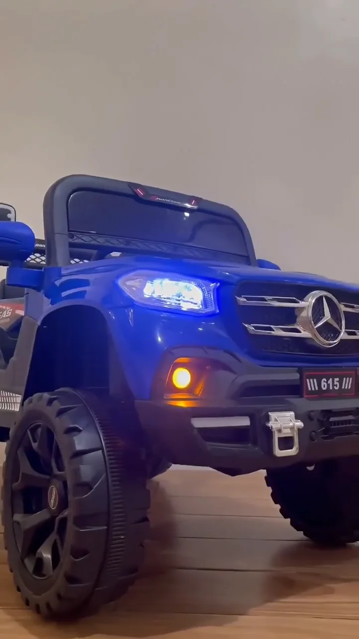 INeedz Tribo Battery Ride on Jeep for Kids with Windshield Lightning ...