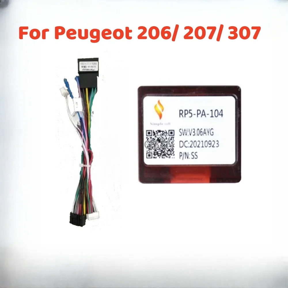 XP CANBUS Decoder Apdater RP5-PA-104 // PA-SS-01 Harness for PEUGEOT ...