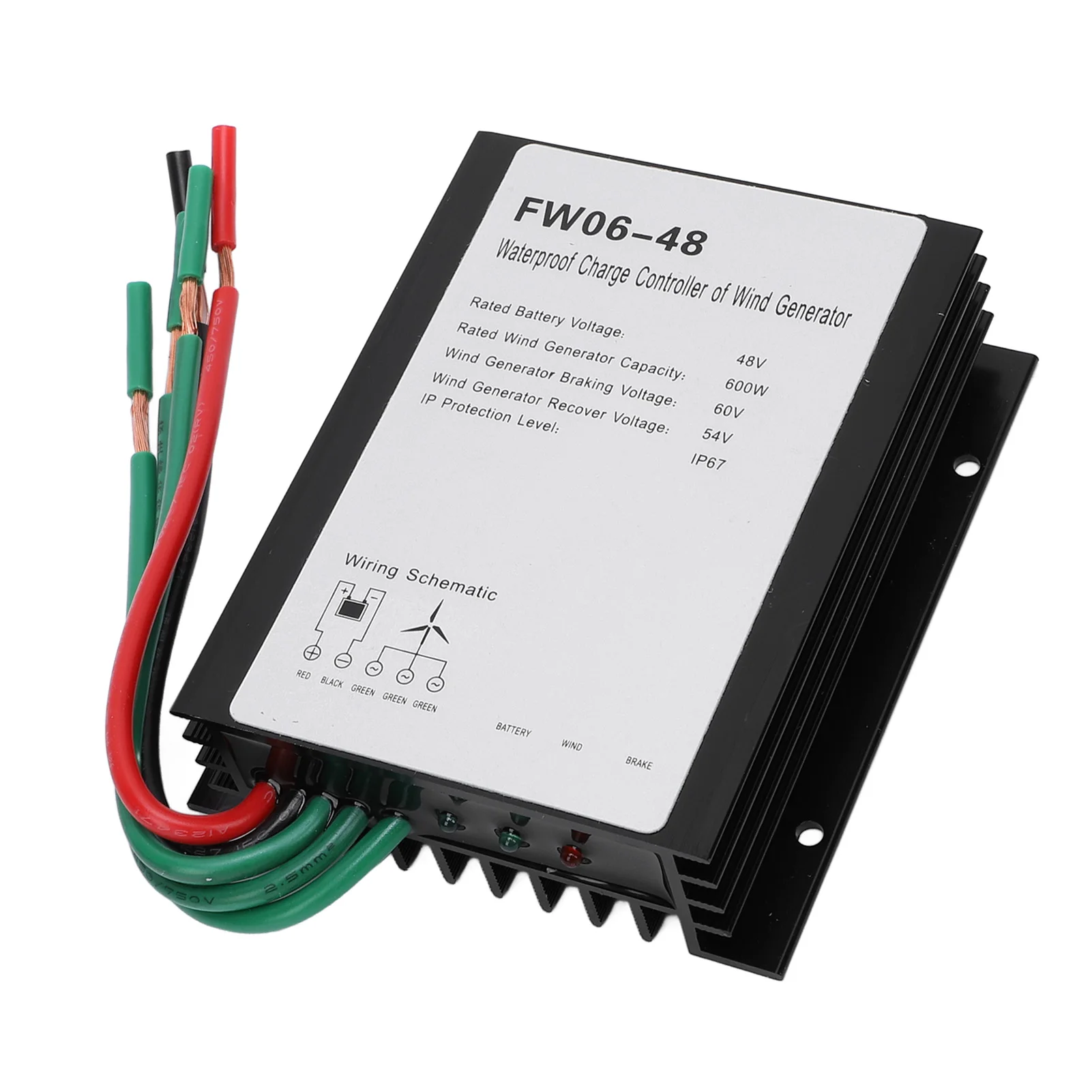 MPPT Wind Turbine Charge Controller 48V Led IP67 Water Resistant ...