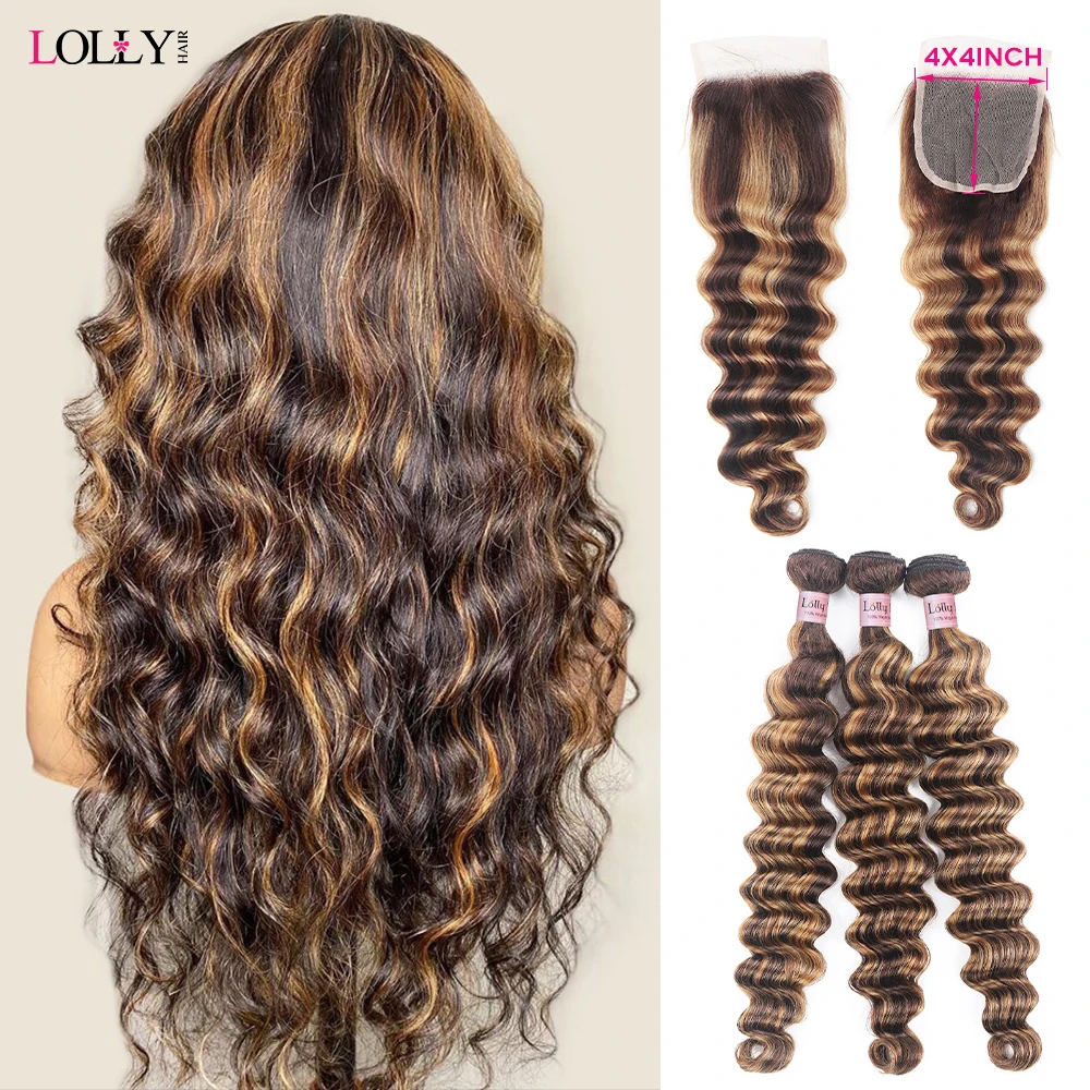 Highlight-4-27-Loose-Deep-Wave-Bundles-With-Closure-Deep-Wave-Human ...