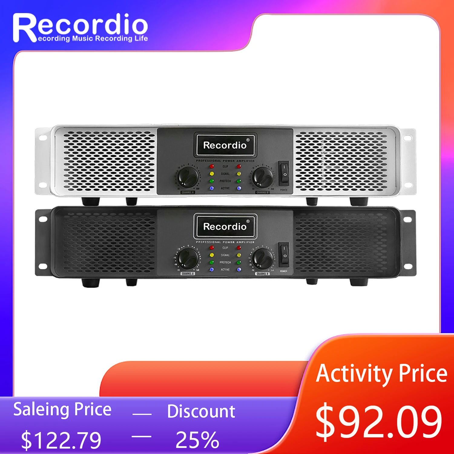 GAP 802 전문 850W * 2 파워 앰프, 2 채널 m 오디오 고출력 앰프, 야외 무대 앰프용|스테이지 오디오 ...