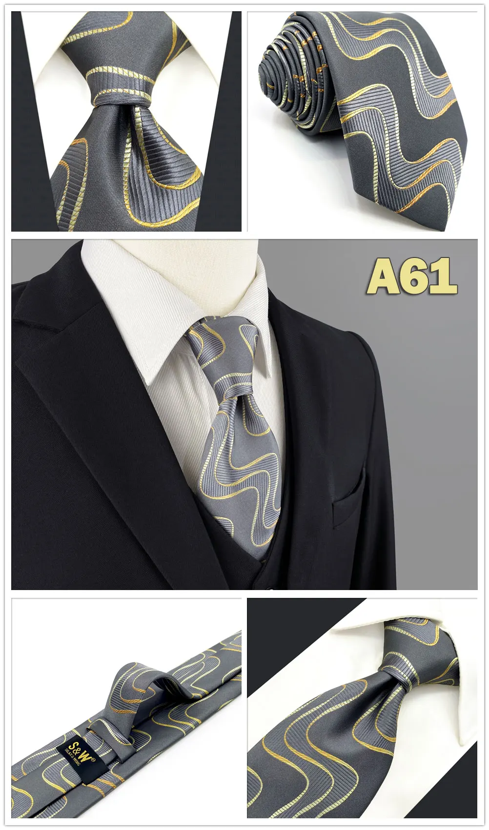 La cravatte,AX58--Cravate Paisley En Soie Extra Longue Pour Homme ...