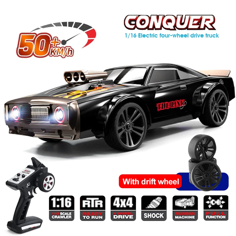 SYC 16303 1:16 50KM/H RC Car With LED 4WD Electric Remote Control ...