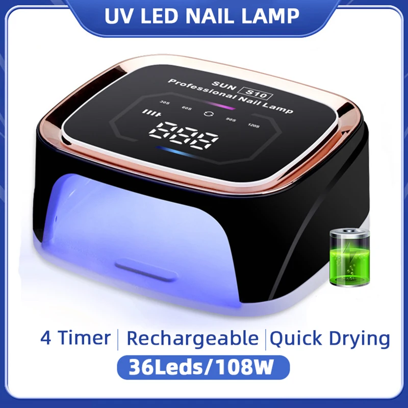 Rechargeable-UV-LED-Lamp-for-Nails-Professional-Nail-Drying-Lamp-for ...