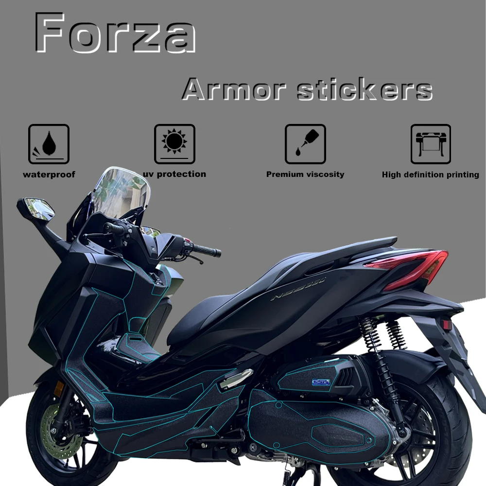 For-Forza-NSS350-2023-Modification-Thickened-Frosted-Armor-Sticker-Anti ...
