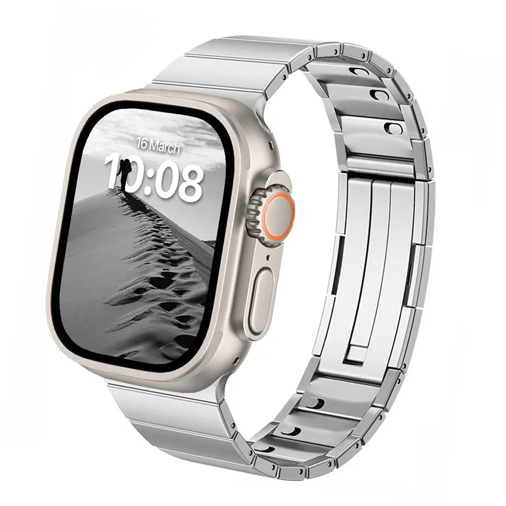 For Apple Watch Band Series 10 9 8 7 6 SE Ultra 2 Metal Quick Fit ...