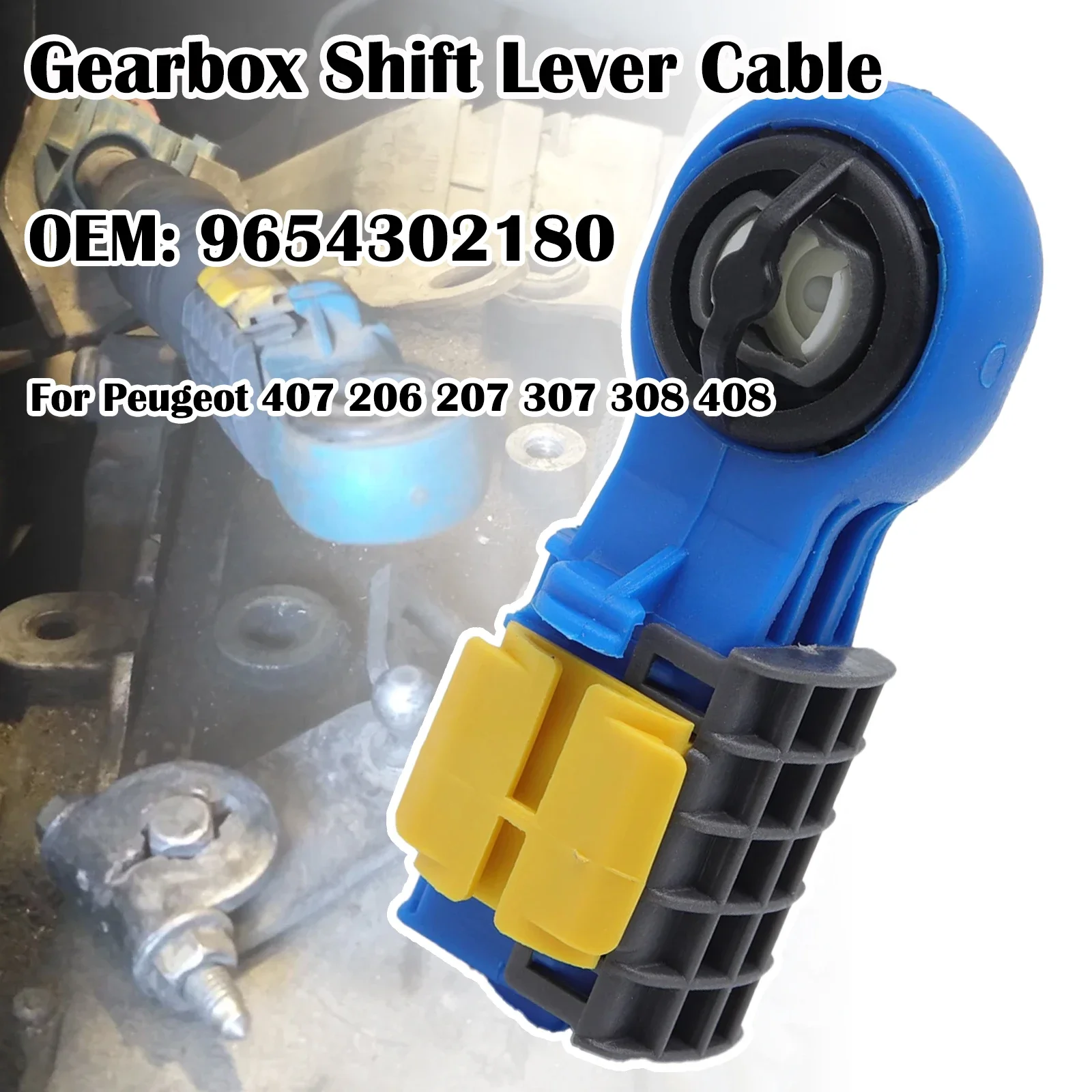 For-Peugeot-407-206-207-307-308-408-Gearbox-Shift-Lever-Cable-End ...