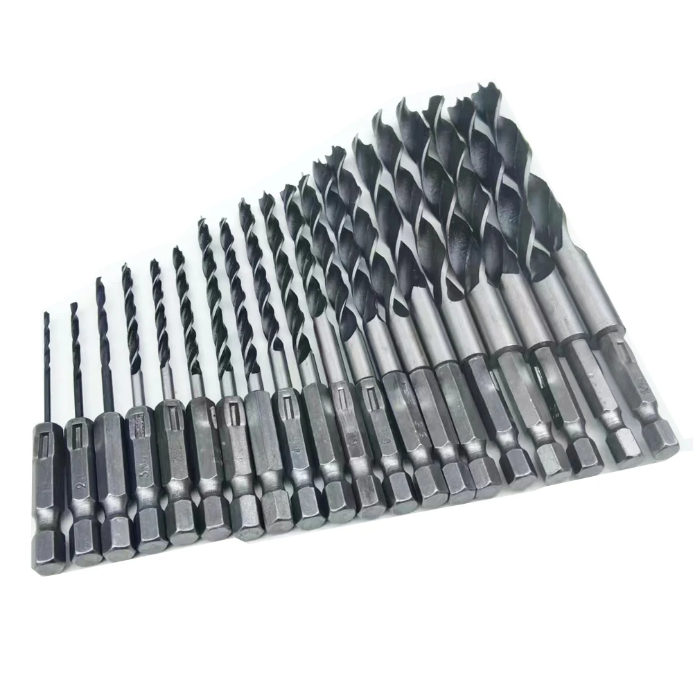 1Pcs-1-5-10mm-Woodworking-Hexagonal-shank-Three-point-drill-bit ...
