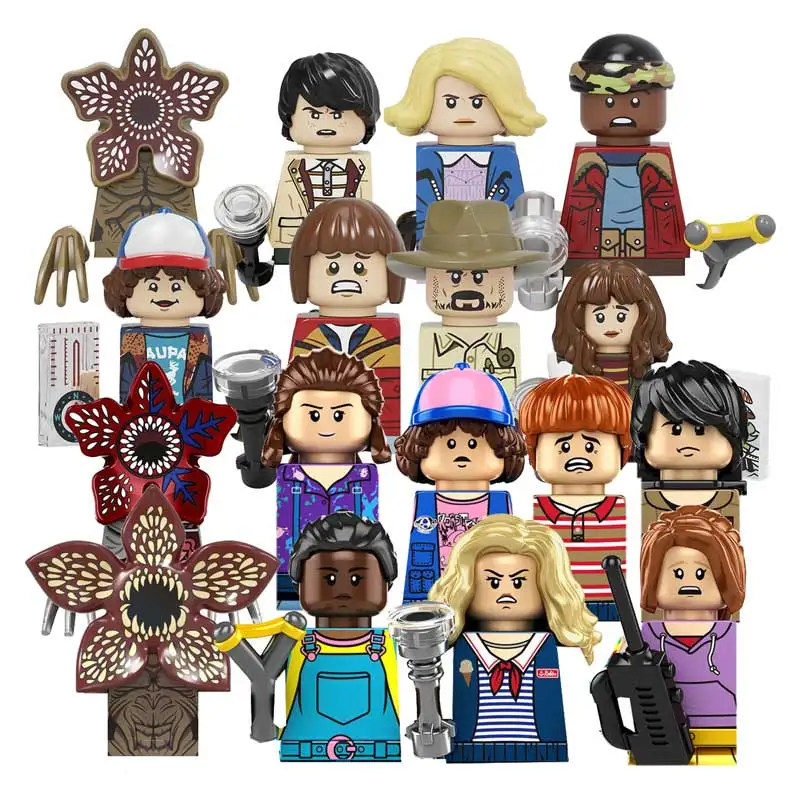 Bloques de construcción de Stranger Things para niños, juguete de ...