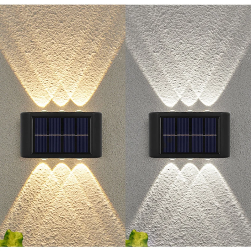 6-LED-Solar-Wall-Light-Solar-Outdoor-Waterproof-Wall-Washers-Garden ...