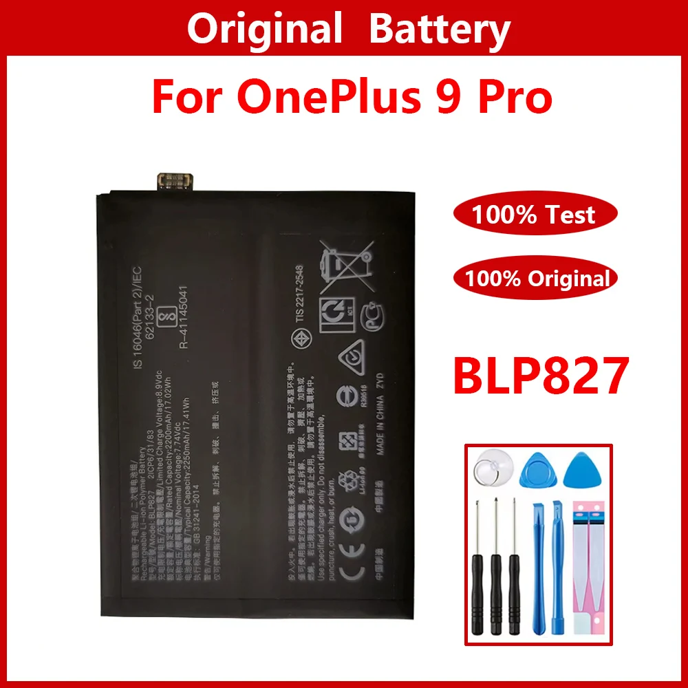 100-Genuine-Original-BLP827-Battery-For-OnePlus-9Pro-One-Plus-9-Pro ...