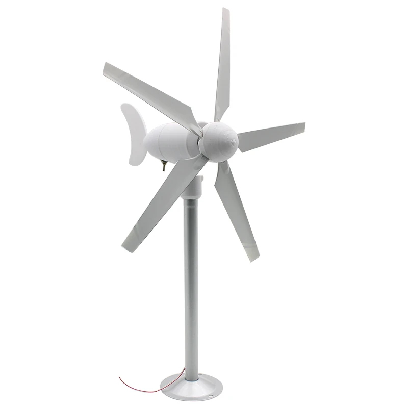 The New 5-blade Micro Wind Turbine Model Three-phase Permanent Magnet ...