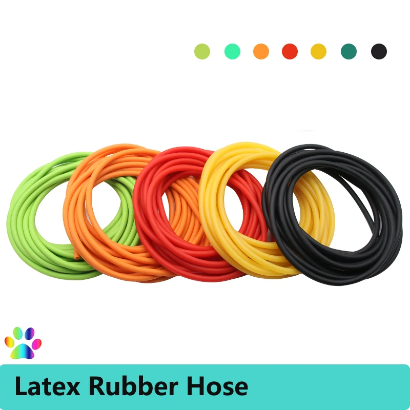 1-5-10m-Nature-Latex-Rubber-Hoses-Yellow-Multi-colors-IDxOD-1-6-6mm ...