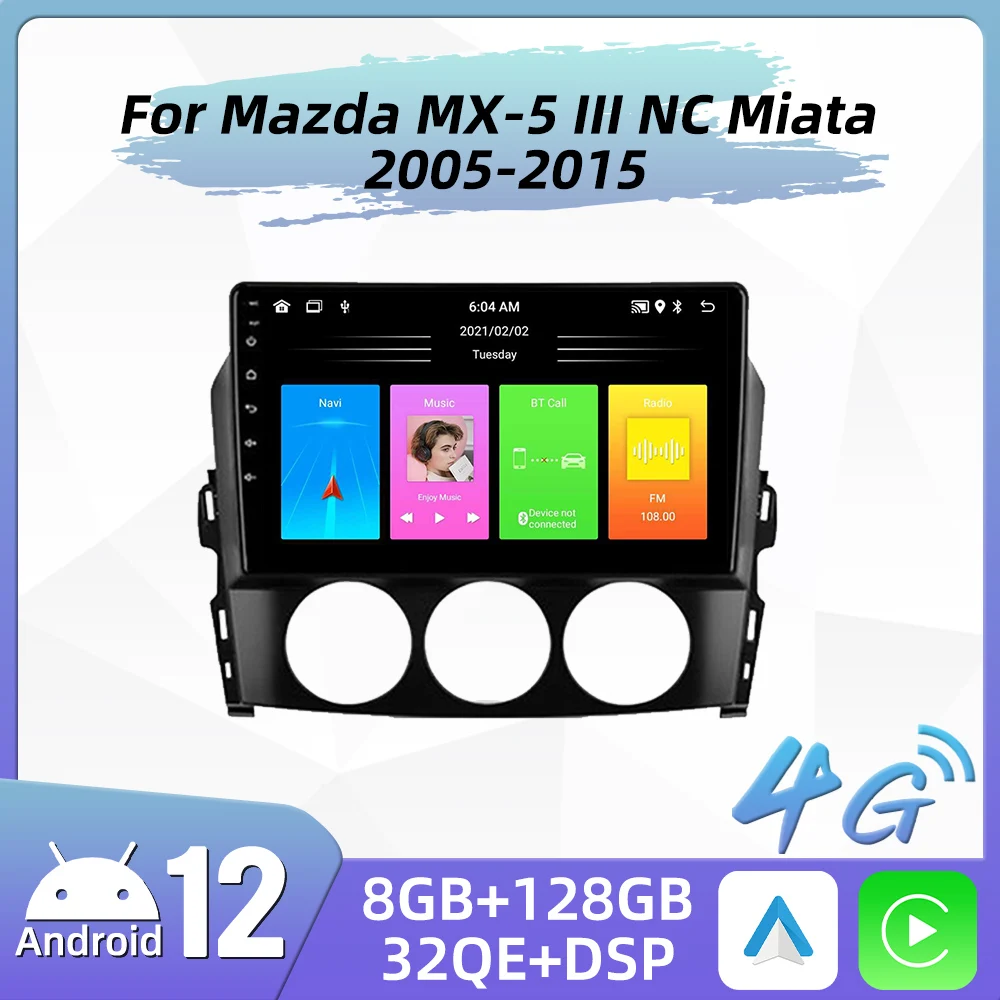 Multimedia-for-Mazda-MX-5-MX5-III-3-NC-Miata-2005-2015-Android-2-Din ...