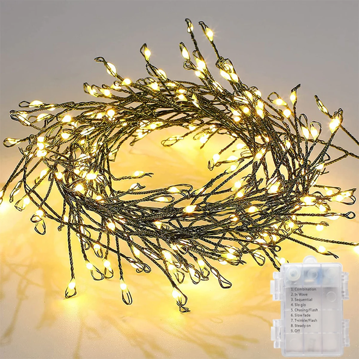 3M-6M-LED-Light-String-Green-Wire-Fairy-Light-String-Used-For-Indoor ...