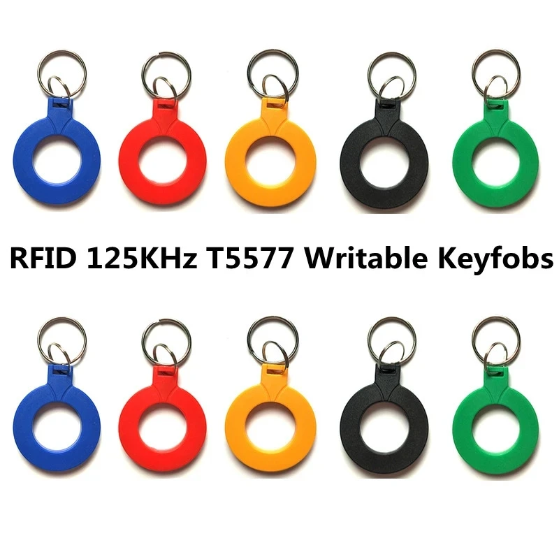 10Pcs-T5577-EM4305-125KHz-Blank-Copy-Rewritable-Writable-Duplicate-RFID ...