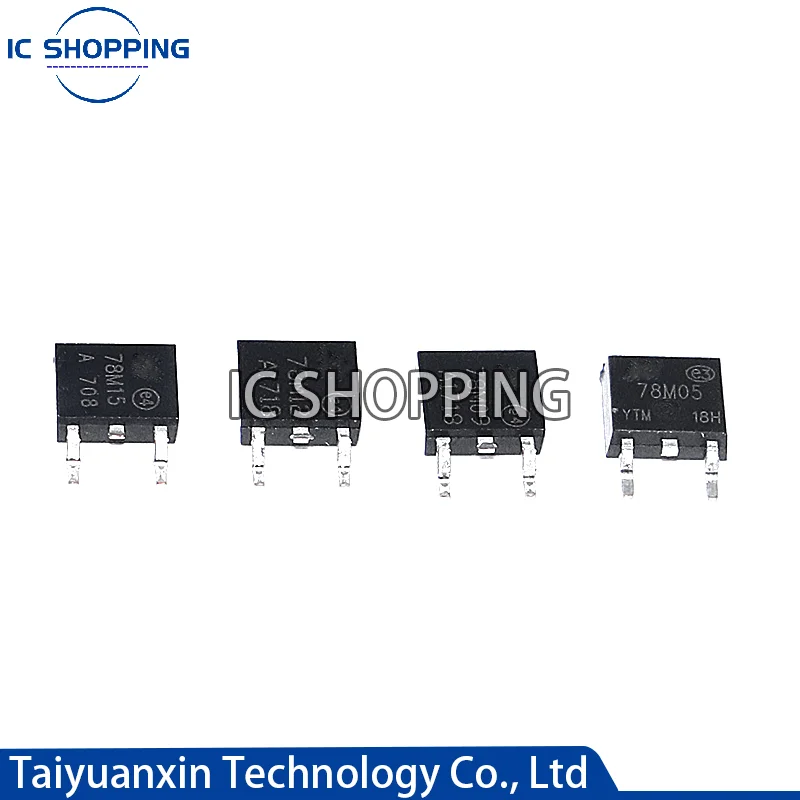 Regulador lineal de 10 piezas ~ 100 piezas, L78M05CDT, TO252, L78M05 TO-252, 78M05, 78M06, 78M08 ...