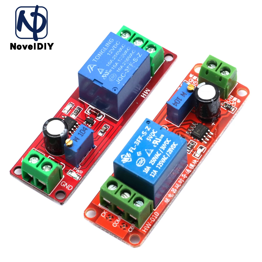 DC-5V-12V-Time-Delay-Relay-NE555-Time-Relay-Shield-Timing-Relay-Timer ...