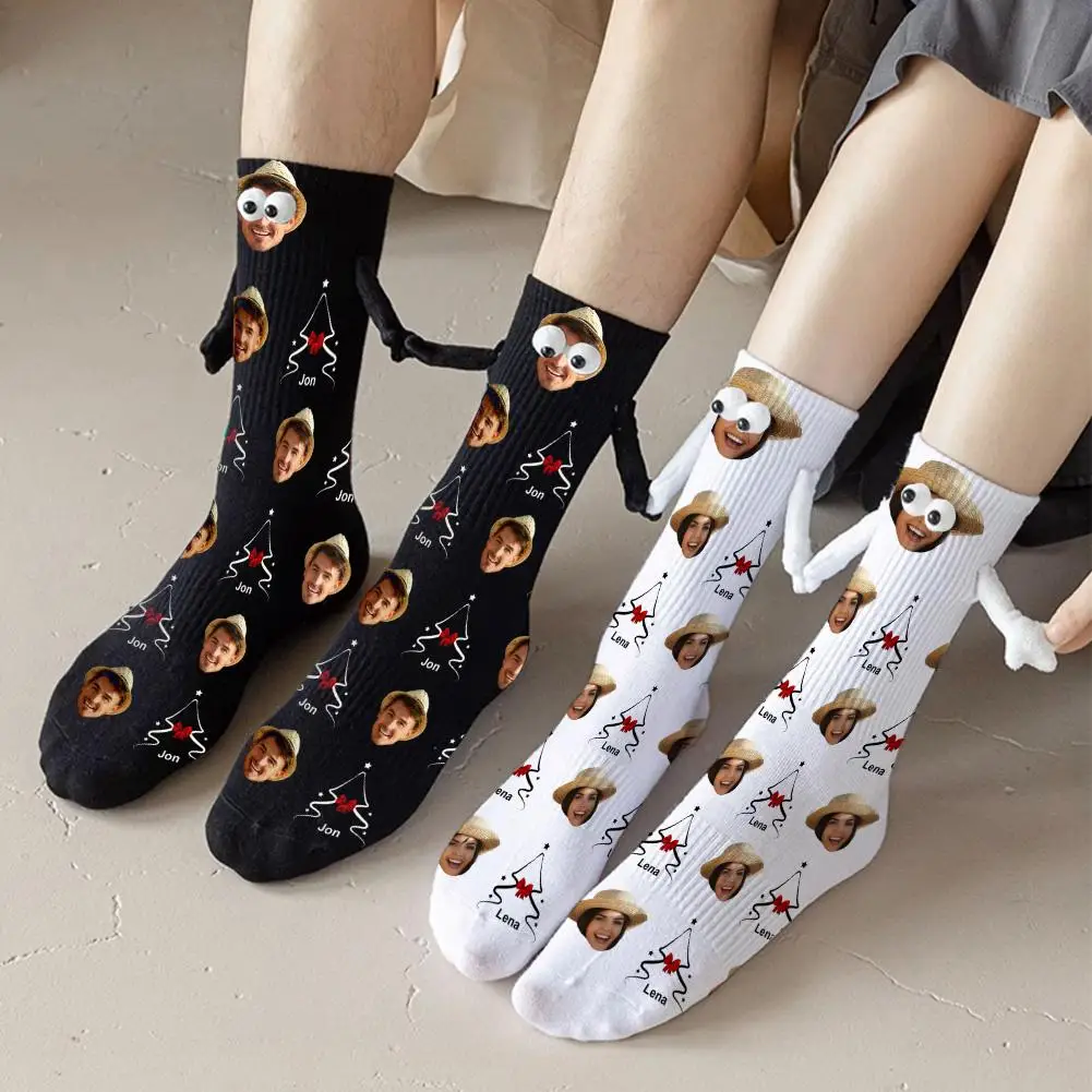 Custom-Holding-Hands-Socks-With-Photo-Custom-Face-Socks-With-Big-Eyes ...