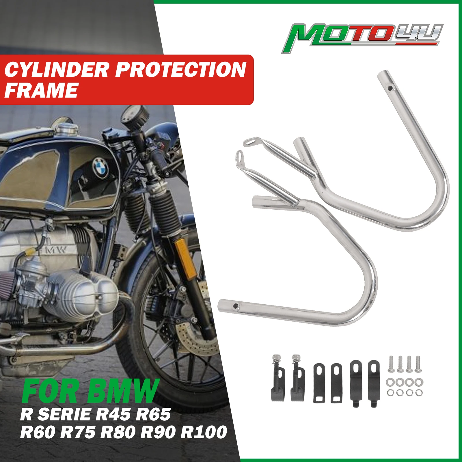 2PCS For BMW R Serious R45 R65 R60 R75 R80 R90 R100 Cafe Racer Cylinder ...