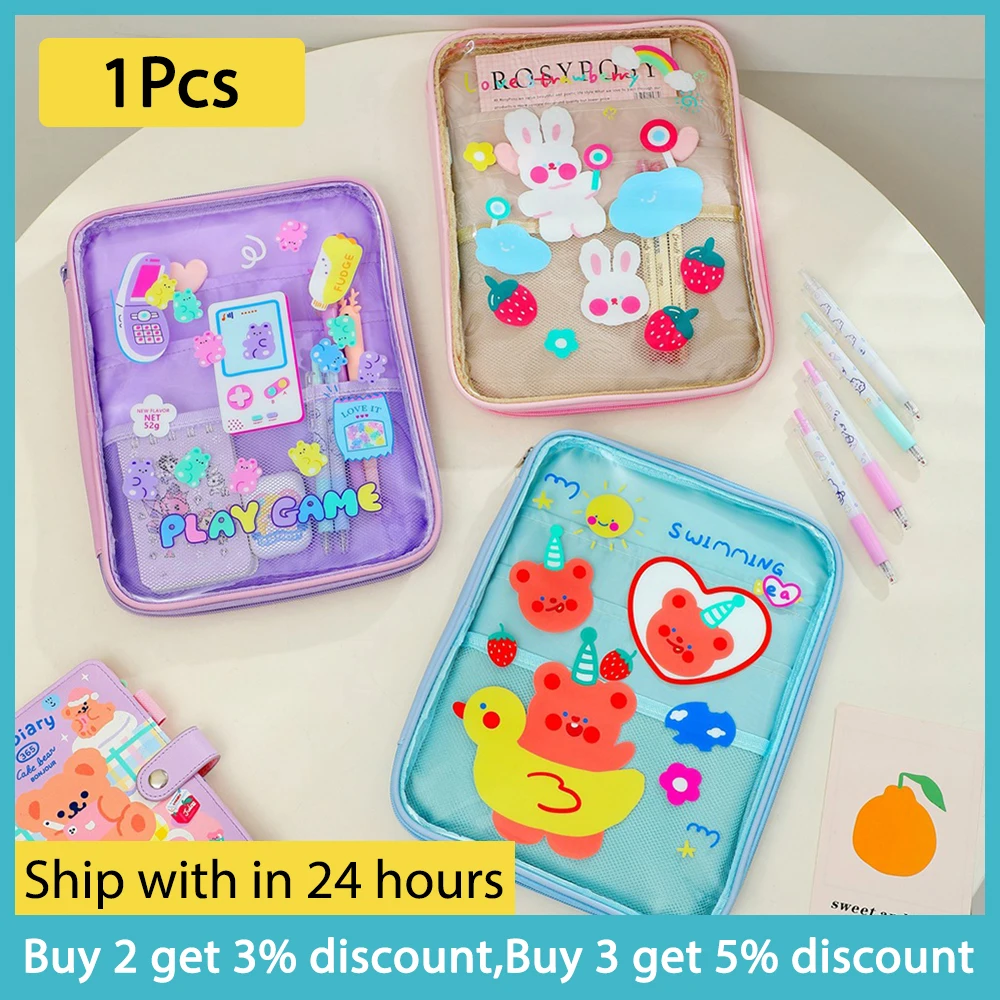 1Pcs Cute Cartoon Printing Bear Tablet Case for iPad Pro 11 10.5 Inch ...