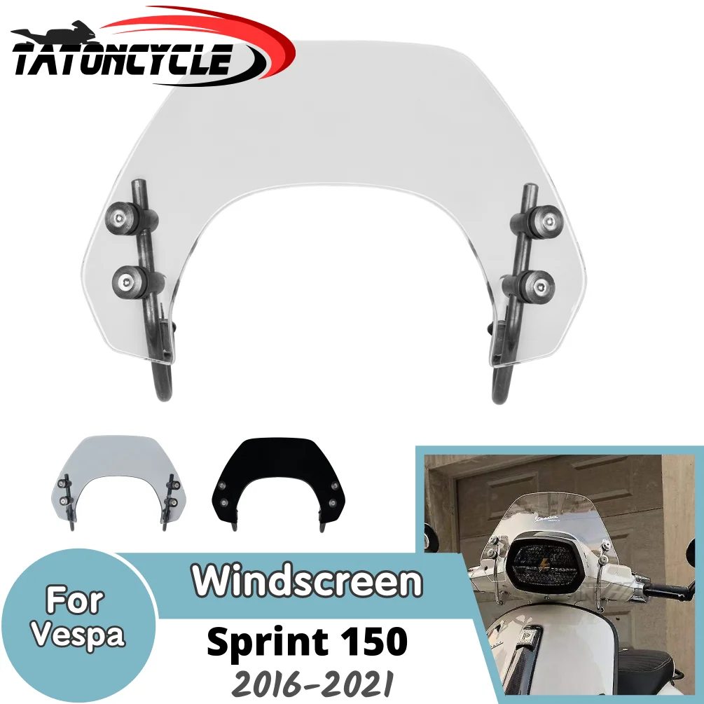Sprint150-Windscreen-Windshield-for-Vespa-Sprint-150-2016-2021 ...