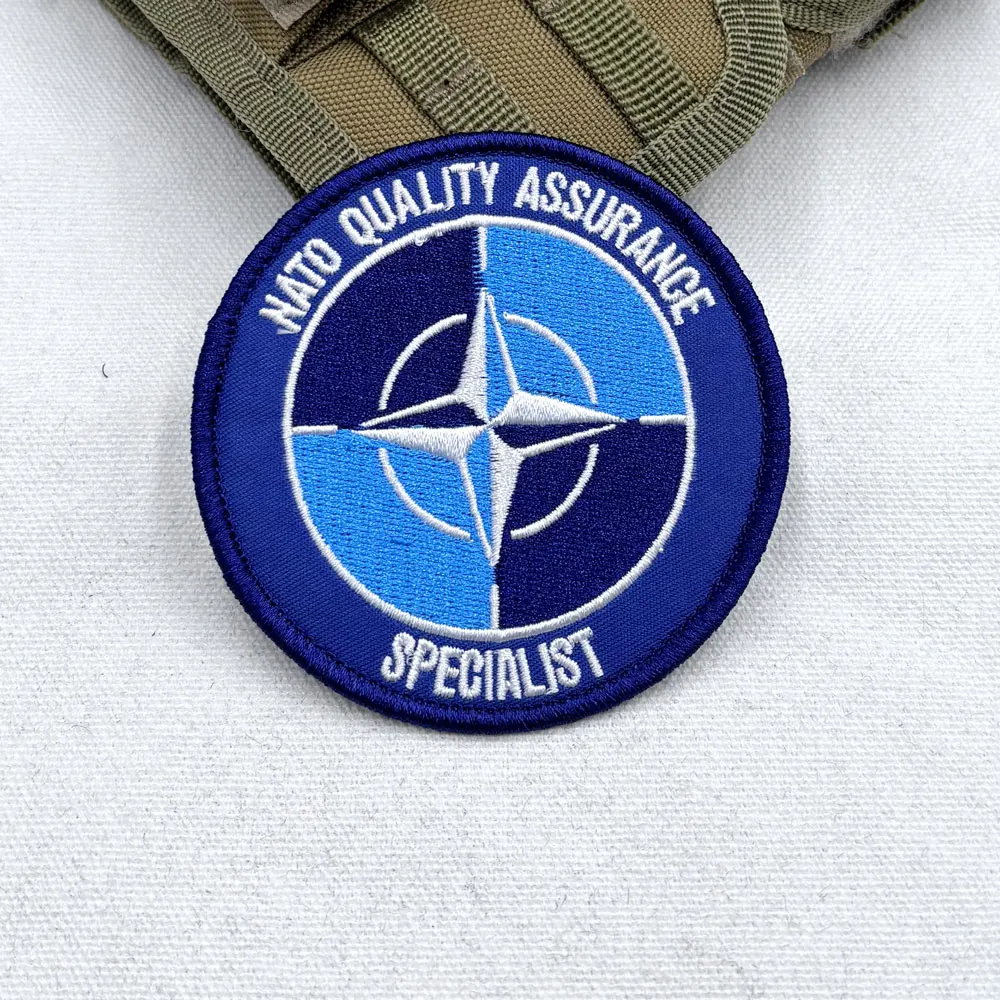 NATO QUALITY ASSURANCE SPECIALIST Embroidered Patch Hook & Loop Sew on ...