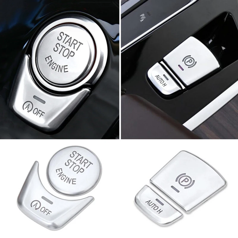 Car-Engine-Stop-Start-Central-Handbrake-P-Auto-H-Button-Decorative ...