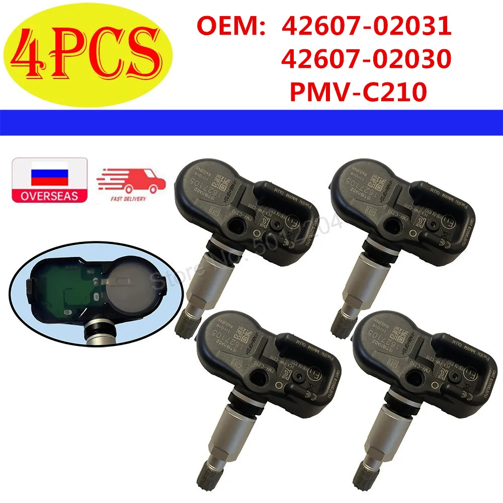 Sensor de presión de neumáticos para Toyota Fortuner Corolla, 2014 MHz ...