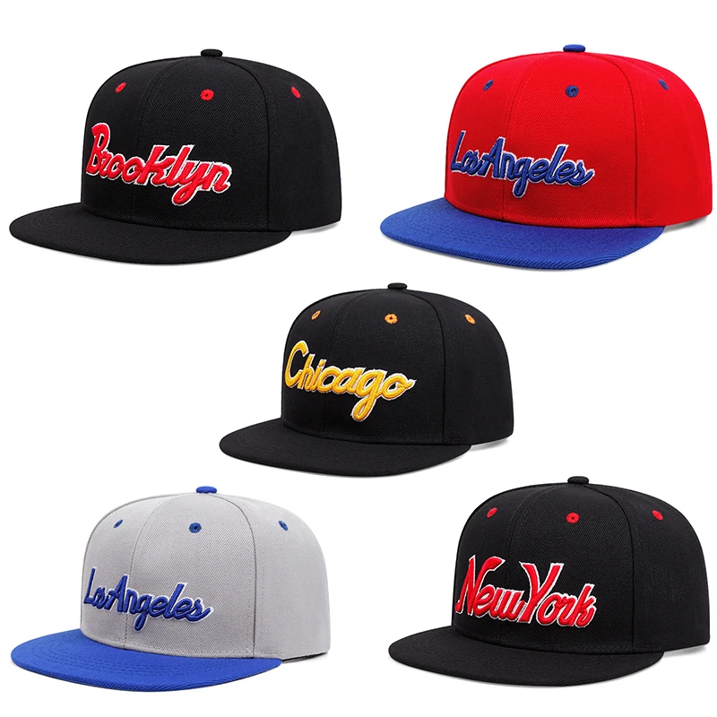 New-Los-Angeles-Embroidery-Snapback-Cap-for-Men-Youth-Vintage-Hip-Hop ...