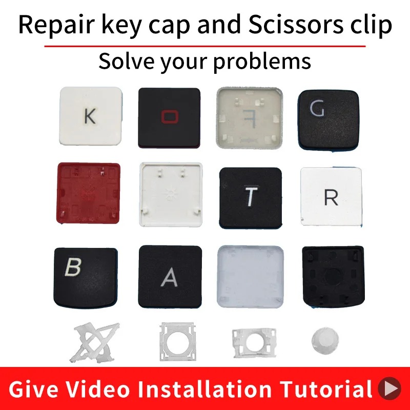 Replace-Missing-Keycap-Scissor-Clip-Hinge-Air-cushion-Rubber-pad-Button ...