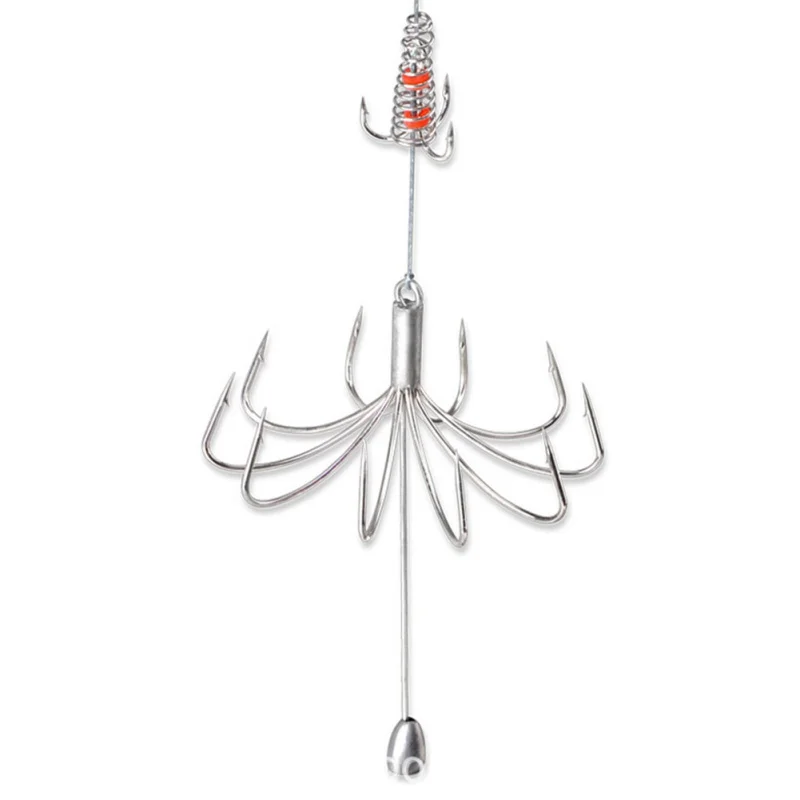 1pc-Explosion-Fishing-Hook-Fishing-Bait-Trap-Feeder-Cage-Sharp-Fishing ...