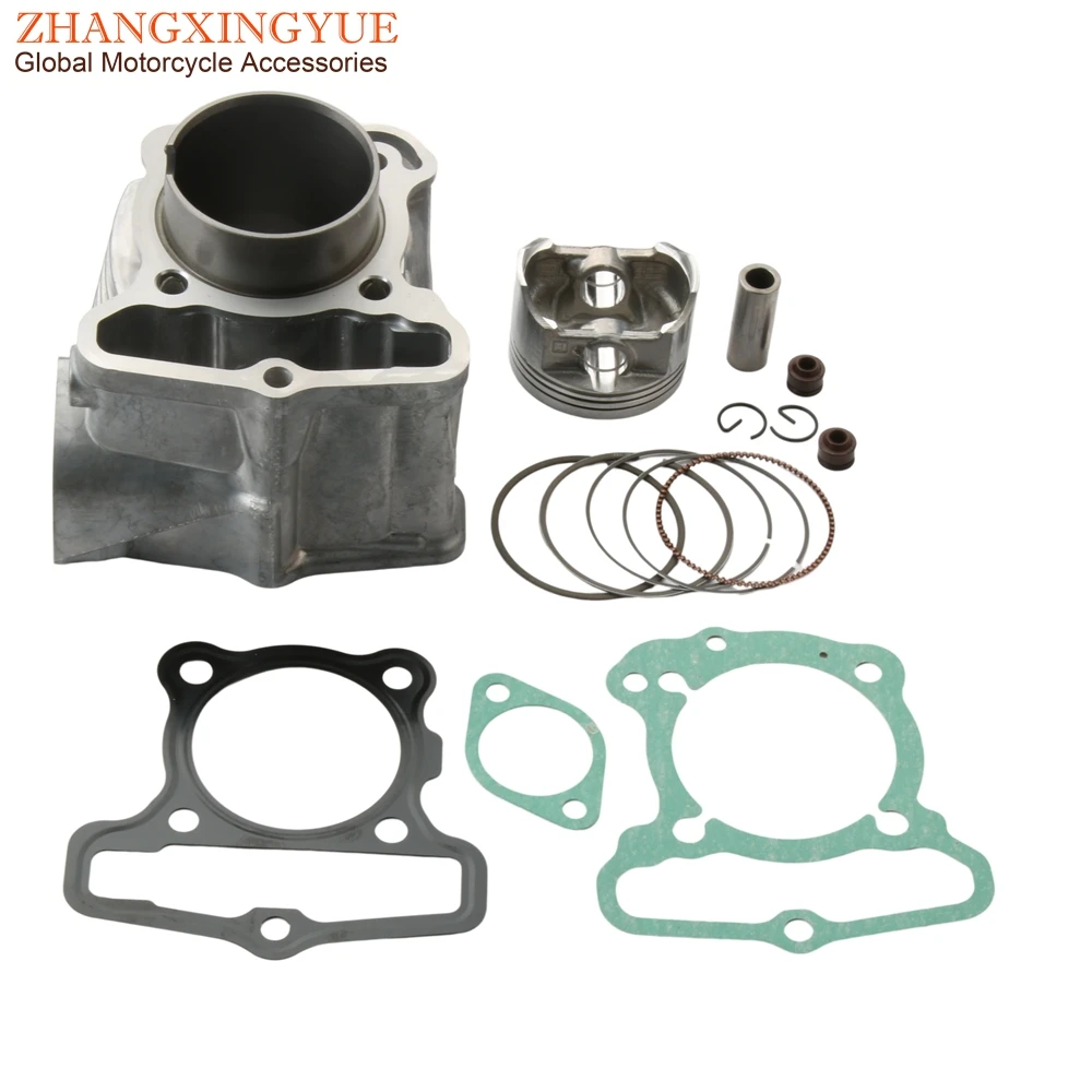 51mm Big Bore Racing Cylinder Kit For Honda Genio Beat LED Eco Street ...