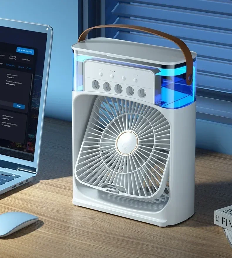 Portable-Humidifier-Fan-AIr-Conditioner-Household-Small-Air-Cooler ...