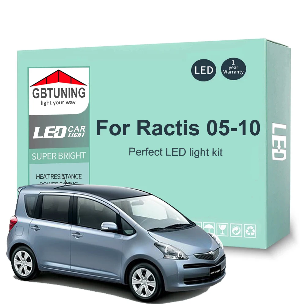 Kit-de-L-mpada-Interior-LED-para-Toyota-Ractis-Canbus-C-pula-Tronco ...