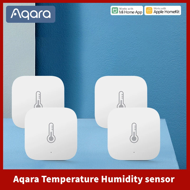 Aqara Temperature Sensor Smart Air Pressure Humidity Environment Sensor ...
