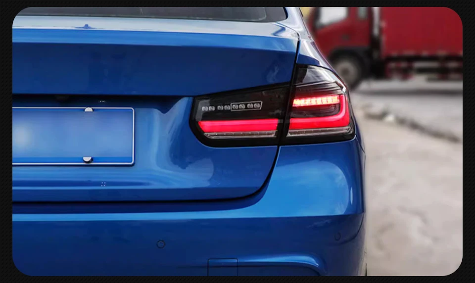 Car Lights for BMW F30 LED Tail Light 2013-2018 F35 F80 3D Rear Lamp 3 ...