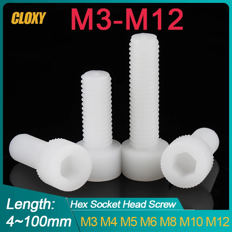 5-50pcs-M3-M4-M5-M6-M8-M10-M12-White-Nylon-Hex-Socket-Head-Cap-Screws.jpg