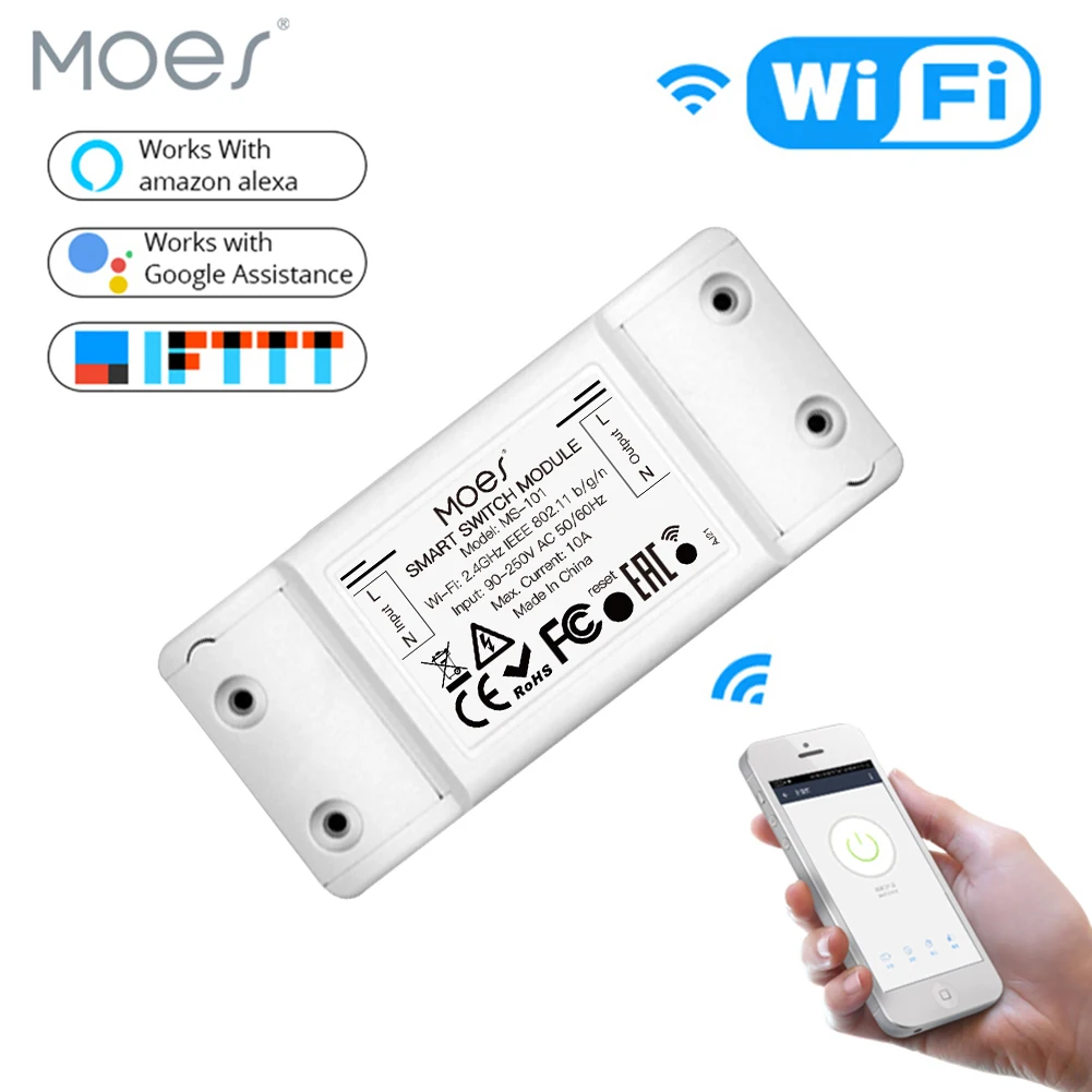MOES-DIY-Bluetooth-Wi-Fi-Smart-Light-Switch-Timer-Smart-Life-APP ...
