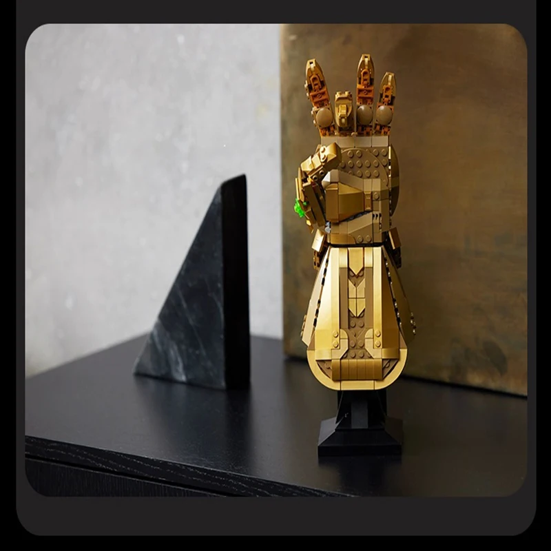 589PCS-Compatible-76191-Infinity-Stones-Gloves-Building-Block-Model ...